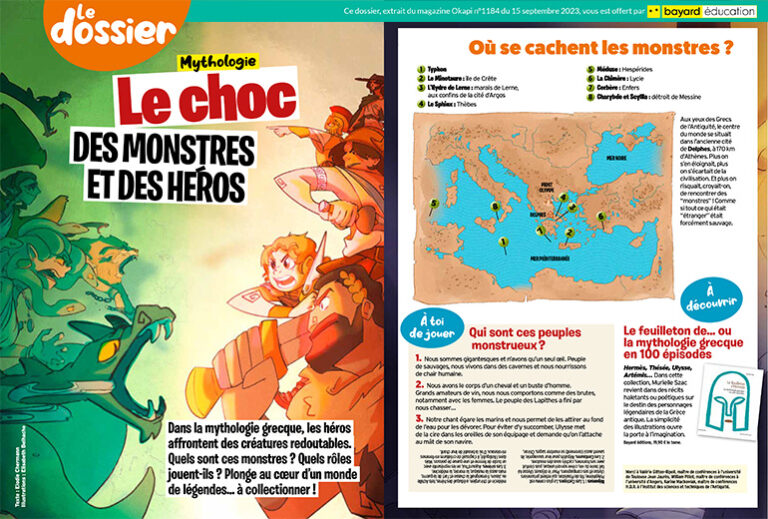 Les héros et les monstres de la mythologie grecque : un jeu d’enfant ...