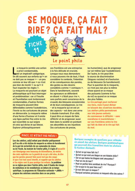 La moquerie en questions avec “Les Petits Philosophes” - Bayard Jeunesse Éducation